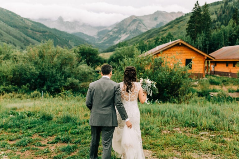 Stunning summer wedding at Pine Creek Cookhouse in Aspen
